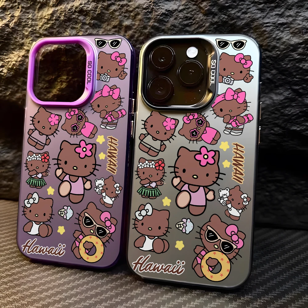 Beach Hello Kitty Phone Case for Infinix Hot 8 9 10 12 20 30 30i Play ...