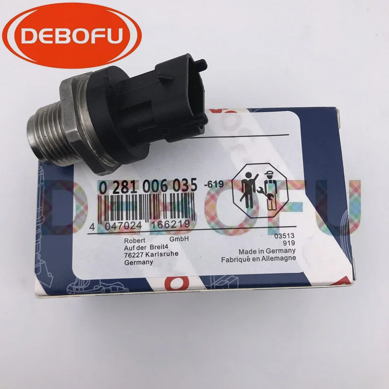 0281006035 Original Riginal Fuel Rail Pressure Sensor Common Regulator ...