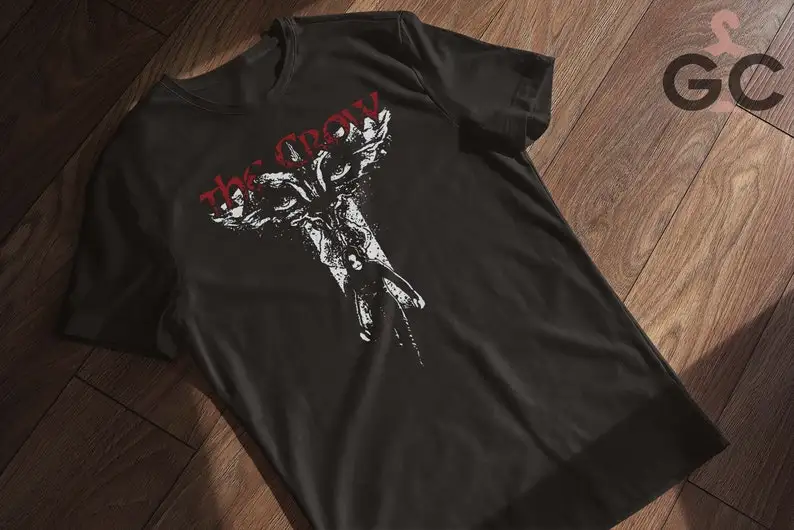 Camiseta-de-cuervo-de-Halloween-para-hombre-camisa-Vintage-divertida-gr ...