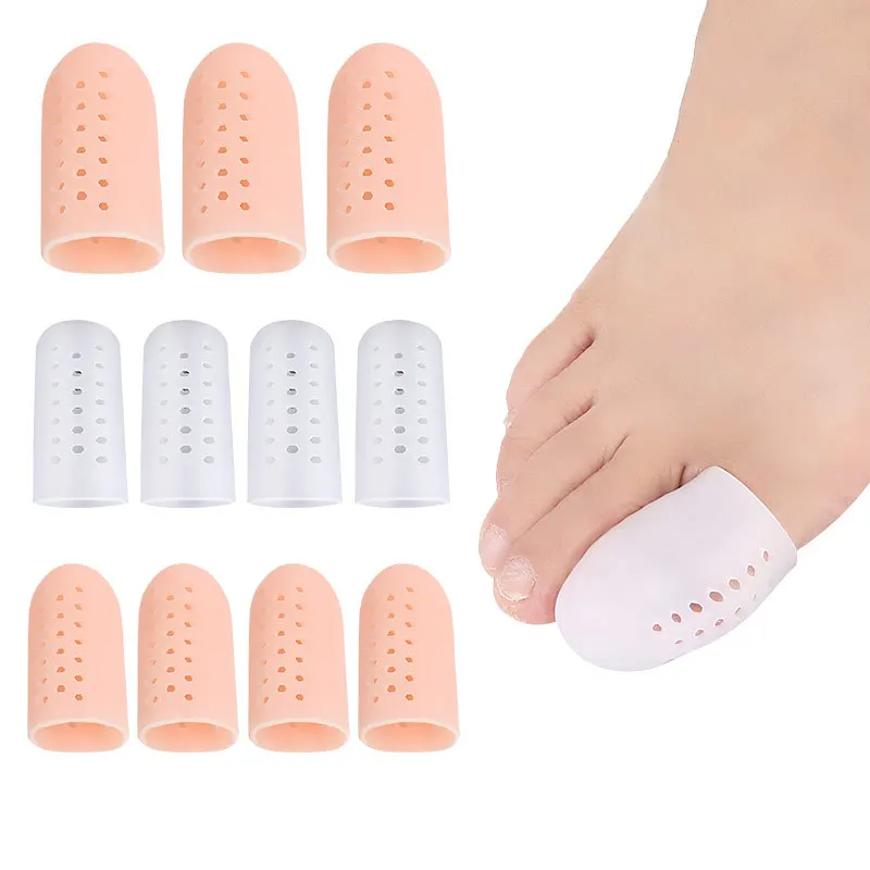 2PCS Toe Protectors Anti abrasion protective gear silicone toe ...