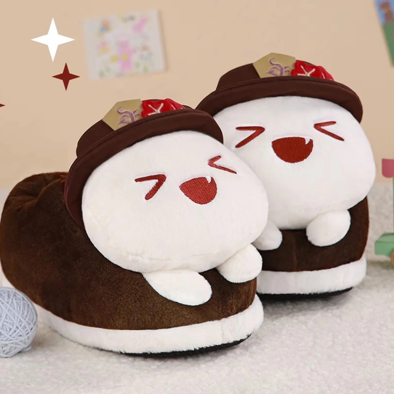 Genshin-Impact-Plush-Cotton-Slippers-Zhong-Li-Xiao-Wanderer-Hu-Tao ...