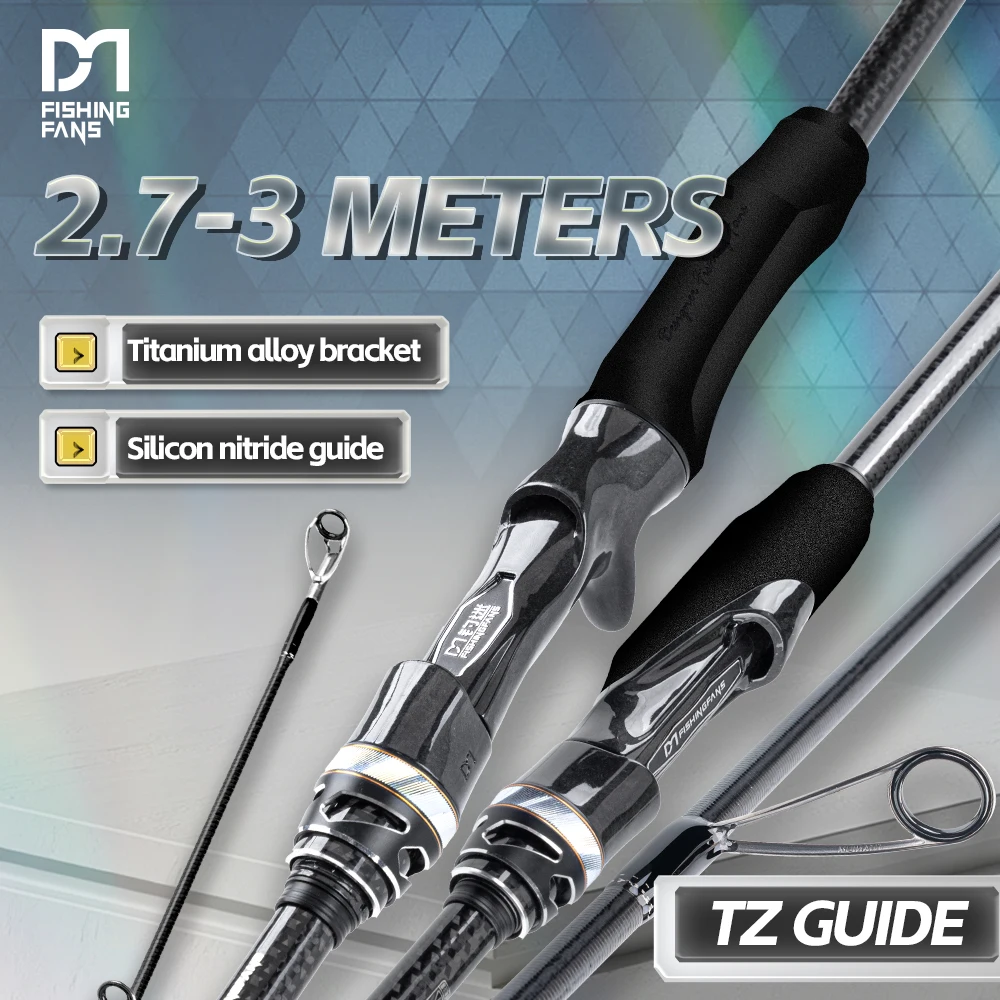 FISHINGFANS LONG CASTING TITANIUM FRAME TZ GUIDE 2.7m 3.0m M MH 10-35g ...