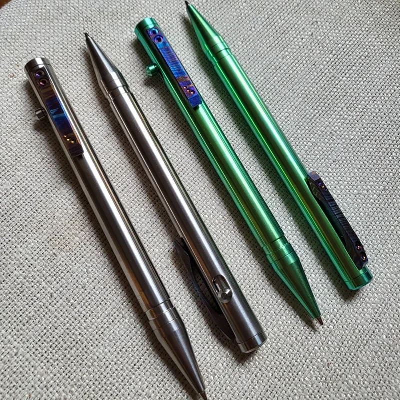 EDC-Titanium-Alloy-TC4-Mechanical-Bolt-Action-0-7mm-Pencil-with ...