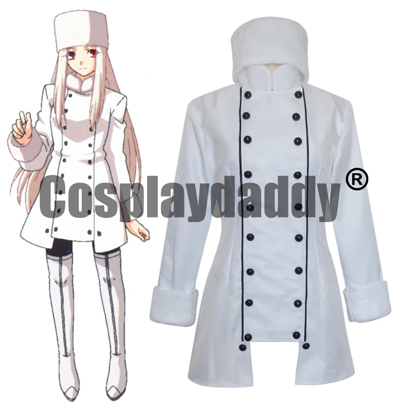Fate/Zero Irisviel Von Einzbern Iri ชุดฤดูหนาวสีขาวชุดคอสเพลย์|cosplay ...