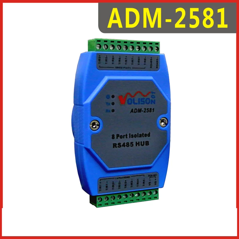 ADM 2581 절연 8 포트 RS485 허브 리피터 1 sub 8 공유 RS 485 분배기| | - AliExpress