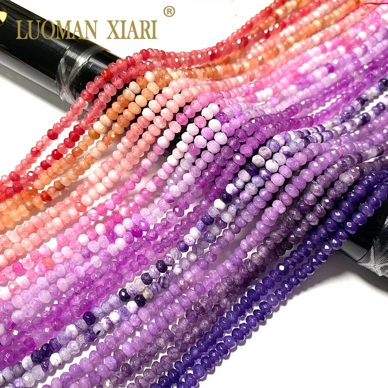 3x4MM-Faceted-Abacus-Natural-Stone-Purple-Chalcedony-Amethysts-Angelite ...