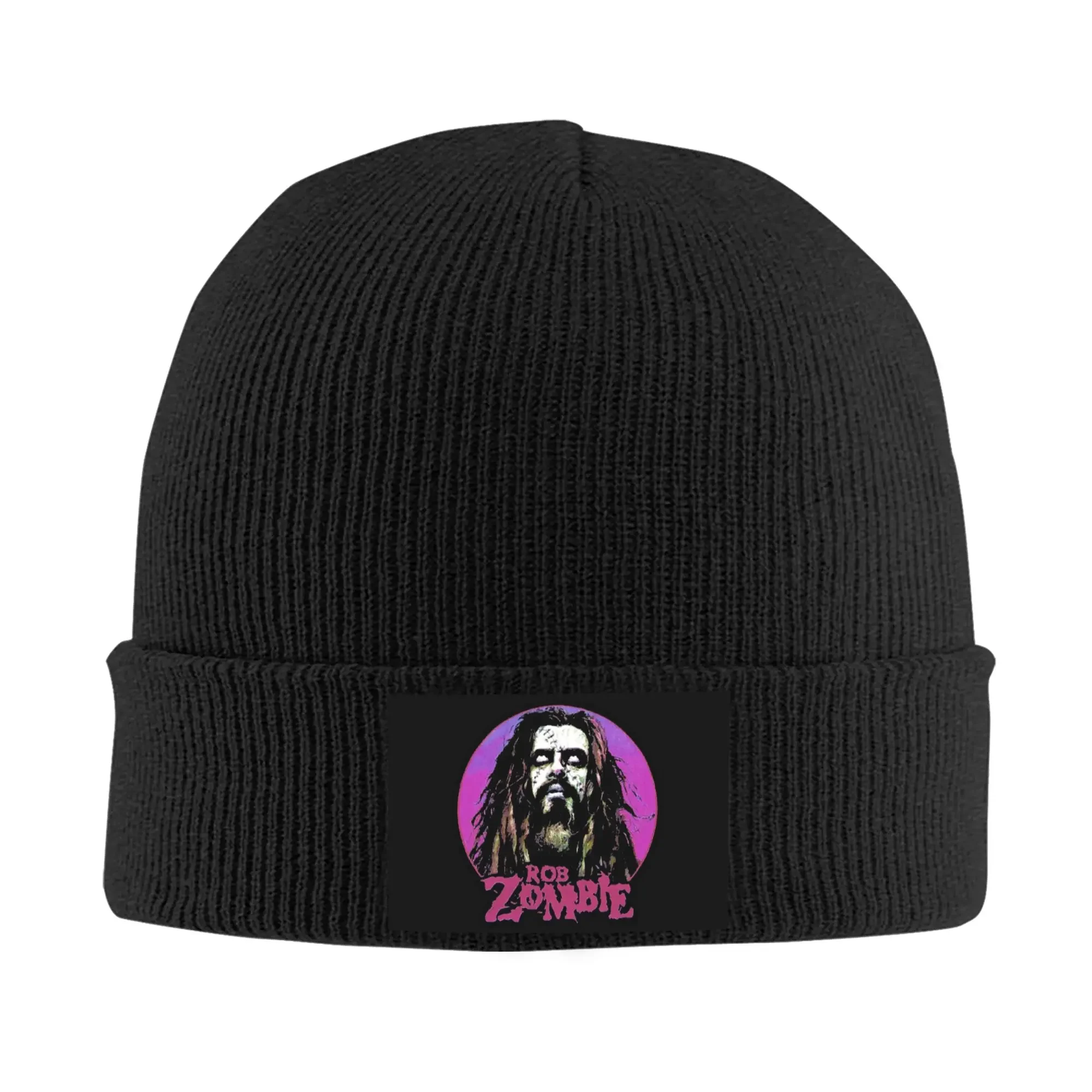 Vintage Rob Zombie Band Art Warm Knitted Cap Winter Knit Bonnet Hat ...