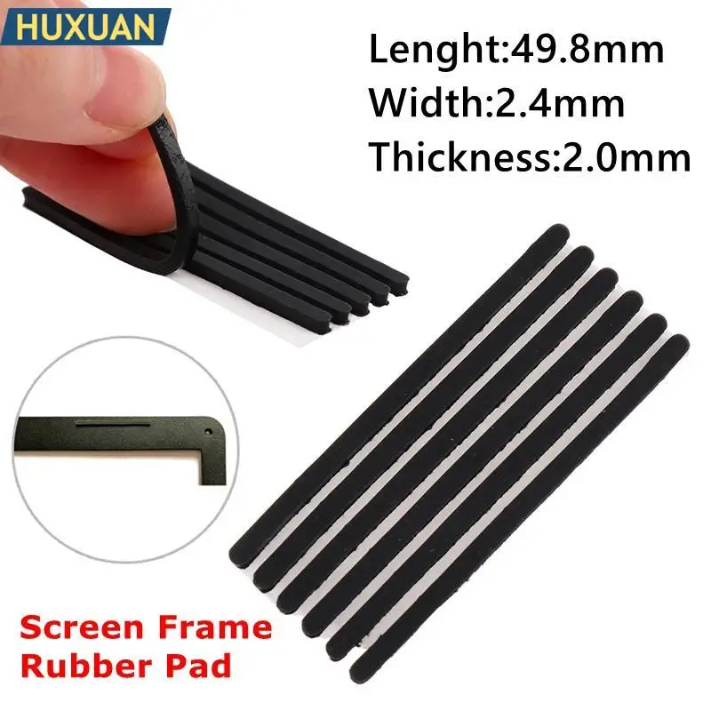 6pcs Screen Frame Rubber Pad for Laptop Foot Feet Black Pad - AliExpress 7