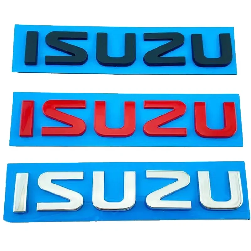 ISUZU-letter-emblem-front-badge-Car-stickers-for-ISUZU-D-MAX-I-II-WFR ...