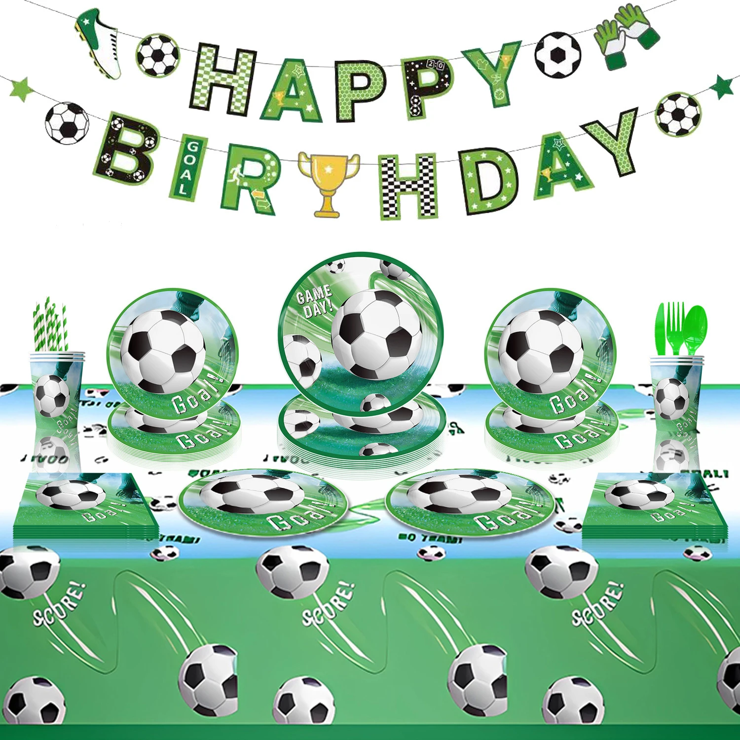 Football-Theme-Paper-Tableware-Set-Sport-Boy-Birthday-Party-Favors-Cake ...