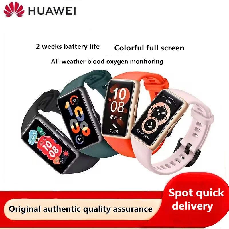 Huawei Band 6 Blood Oxygen 1.47'' Screen Heart Rate Tracker Sleep ...