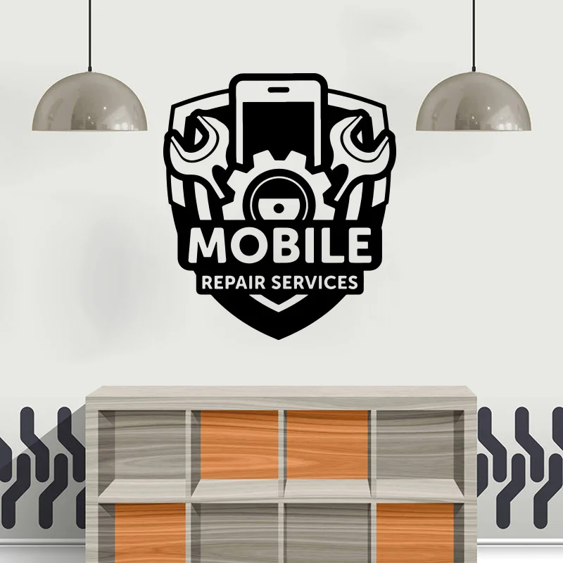 Mobile Company Logo Sticker