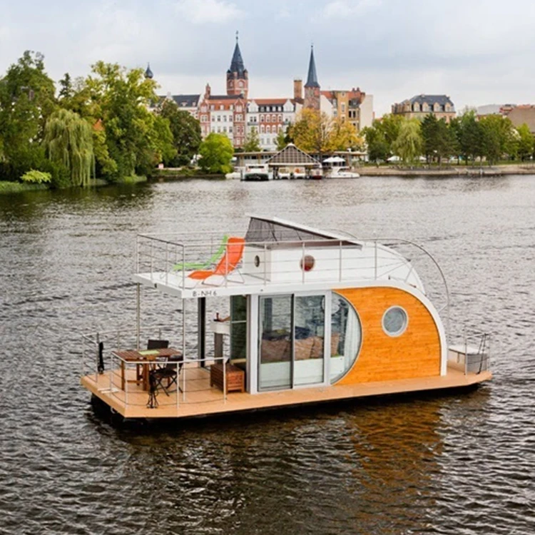 Urlaub-Meer-Geh-use-Komfortable-Hausboot-Wasser-Schwimm-Haus-Boot-F-r ...