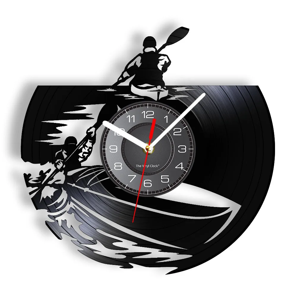 Canoe-And-Kayak-Vinyl-Record-Wall-Clock-Rowing-Boat-Music-Album-Artwork ...