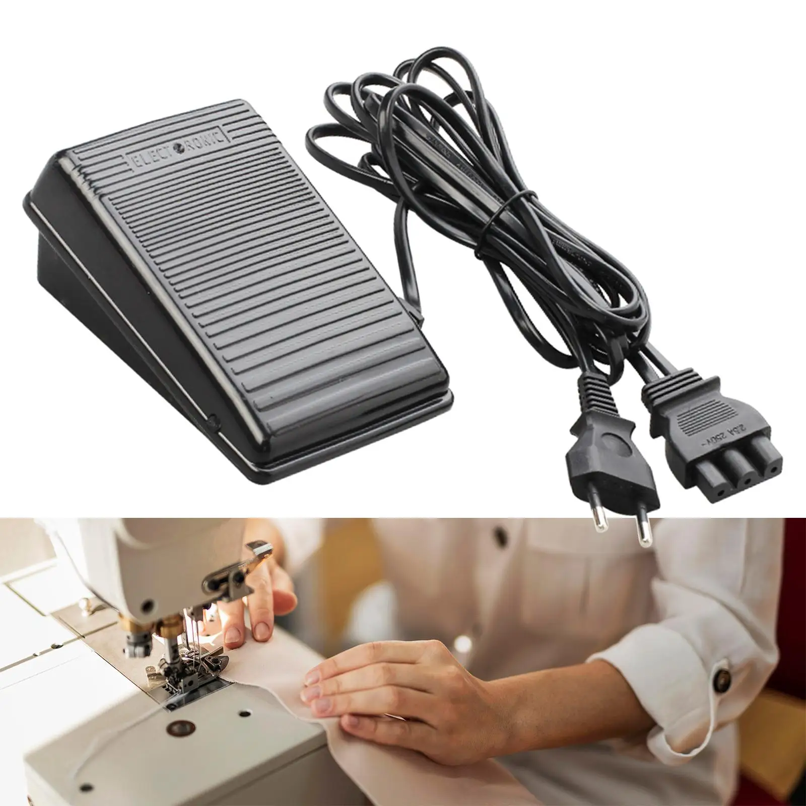 Sewing-Machine-Foot-Pedal-Power-Cord-Household-Sewing-Machine-Parts ...