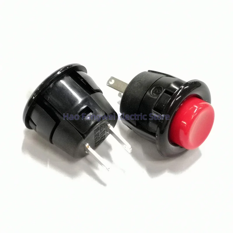 1PCS-MIYAMA-Reset-Circular-Black-Red-white-Button-DS-412-Button-Switch ...