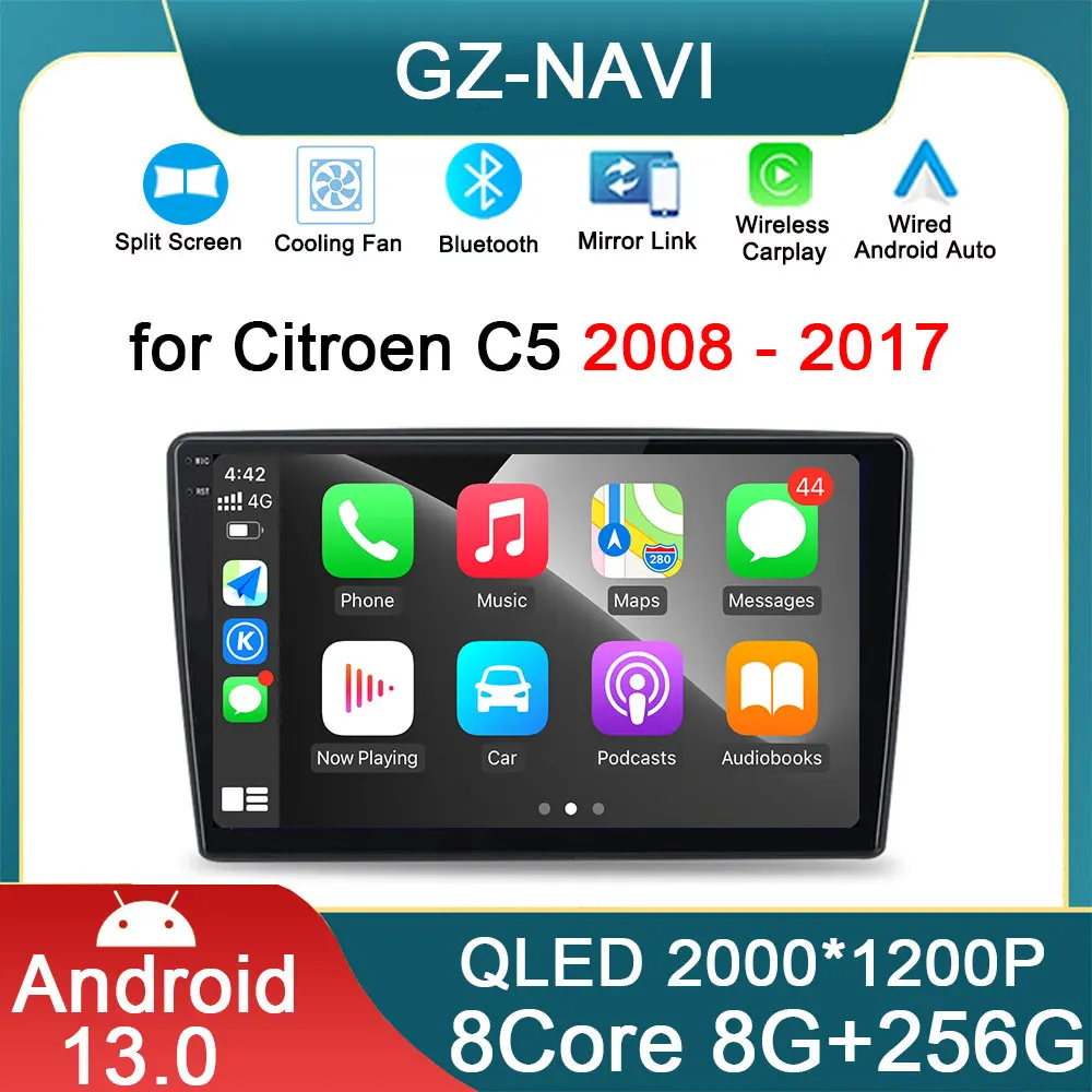Android13-Autoradio-for-Citroen-C5-2008-2009-2010-2011-2017-Car-Radio ...