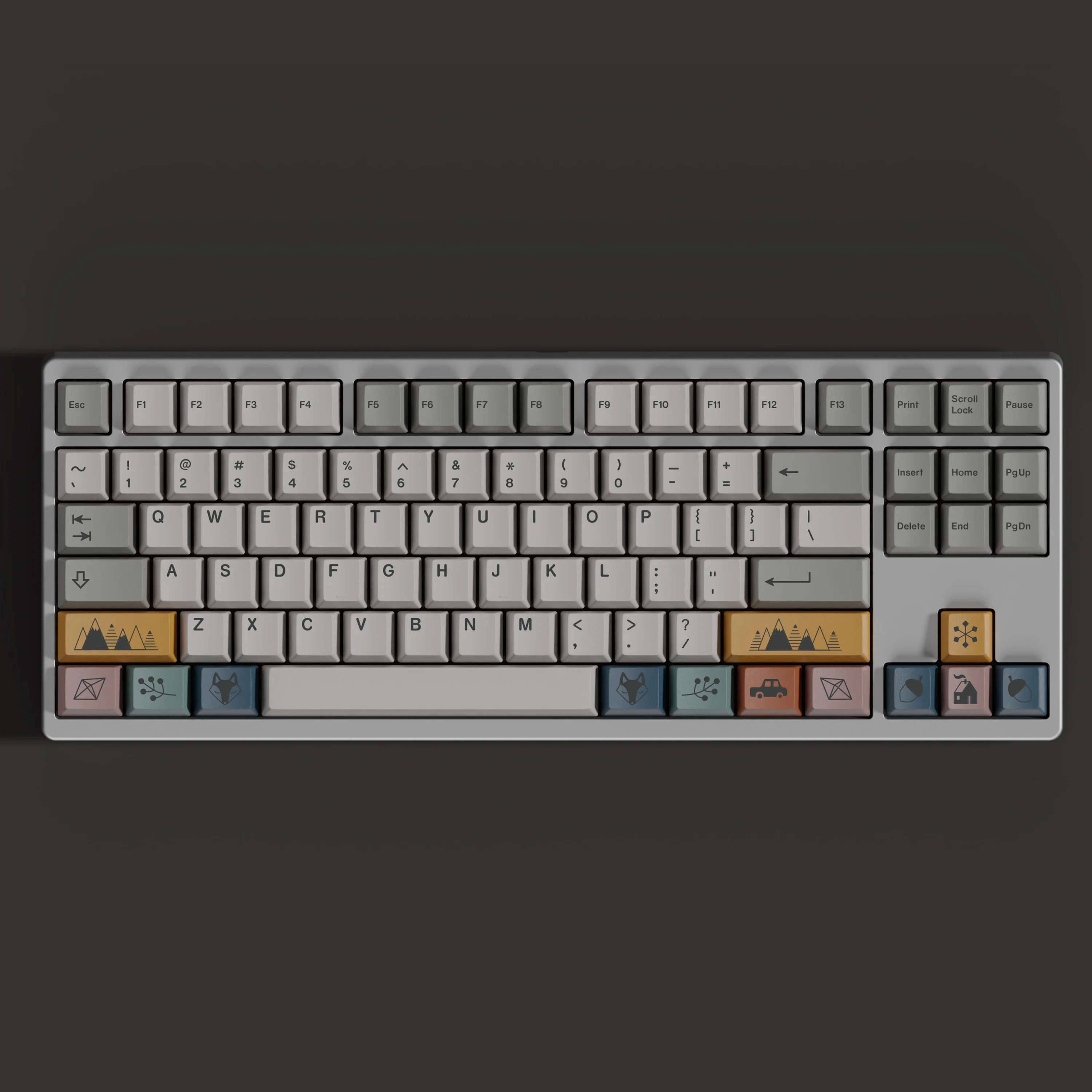 KBD-145-keys-Scandi-PBT-keycaps-cherry-profile-Dye-Sublimation-For-MX ...