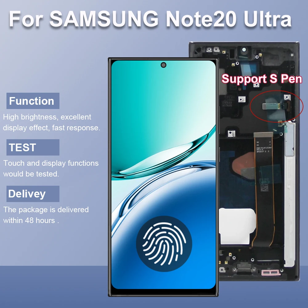 Nota-20-ultra-amoled-montagem-de-tela-para-samsung-galaxy-note20-ultra ...
