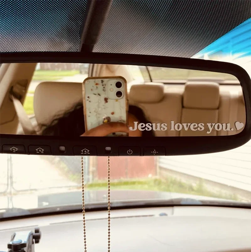 "Jesus Loves You" Car Vinyl Decals Car Interior and Exterior Decoration ...