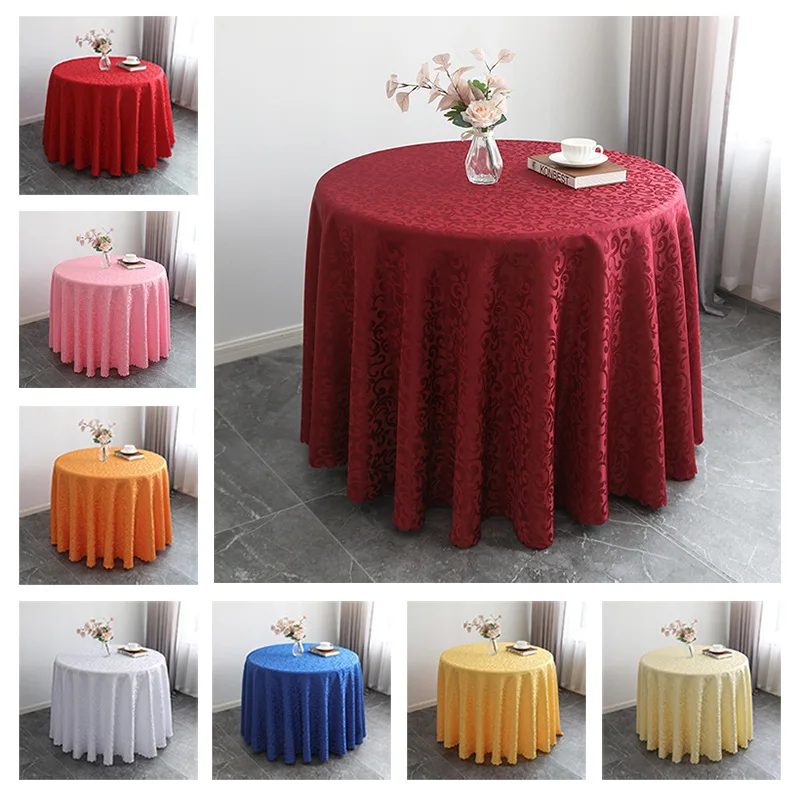 Round Table Cloths Wedding | Table Cover Hotel Round Tables - 10 ...