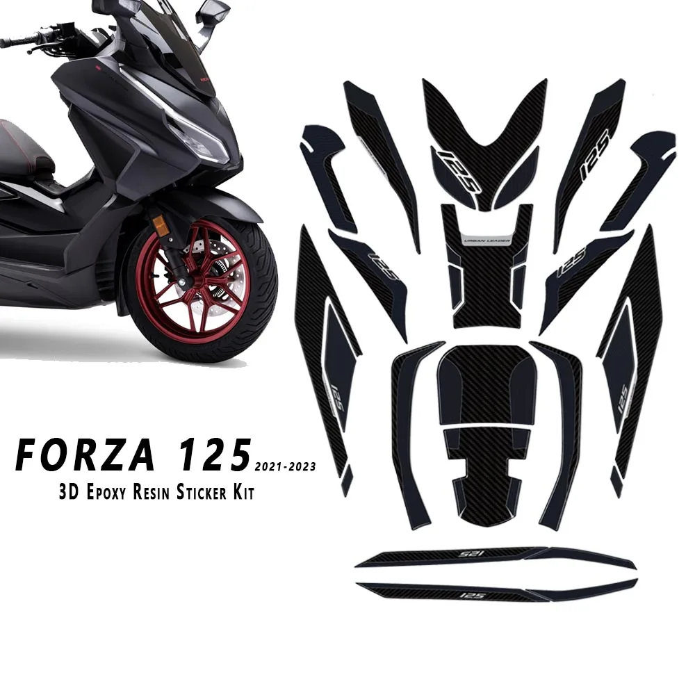 For-Honda-Forza-125-Forza125-Motorcycle-Accessories-Protection-3D-Epoxy ...