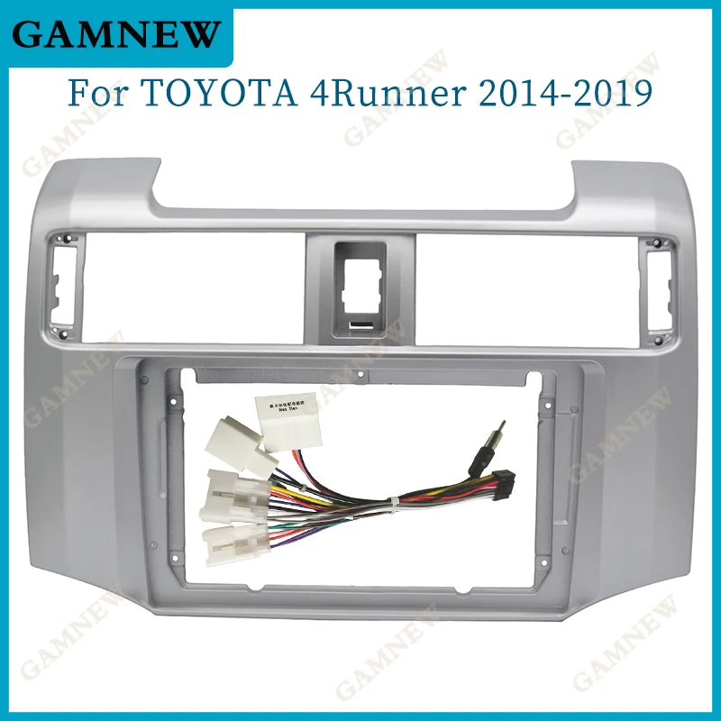 9" 2 Din Head Unit Car Radio Fascia For TOYOTA 4 Runner 2014-2019 Auto ...