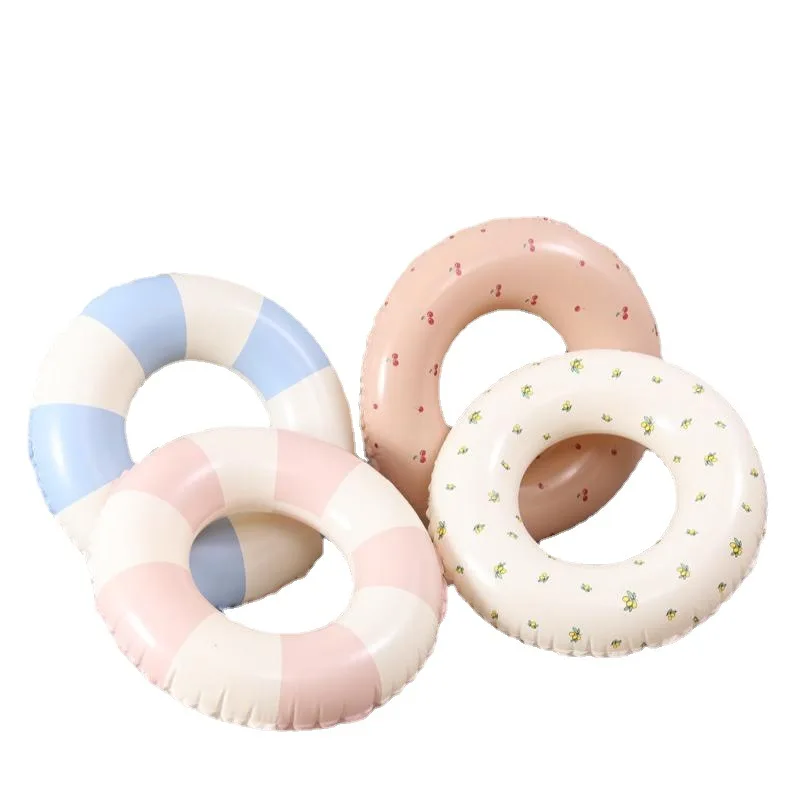 Donut Swimming Ring Inflatable Pool Float for Teen Kids Swimming Circle ...