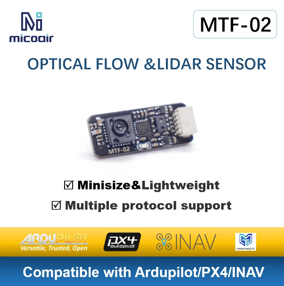 MicoAir-OPTICAL-FLOW-LIDAR-SENSOR-MTF-02-Compatible-with-Ardupilot-PX4 ...