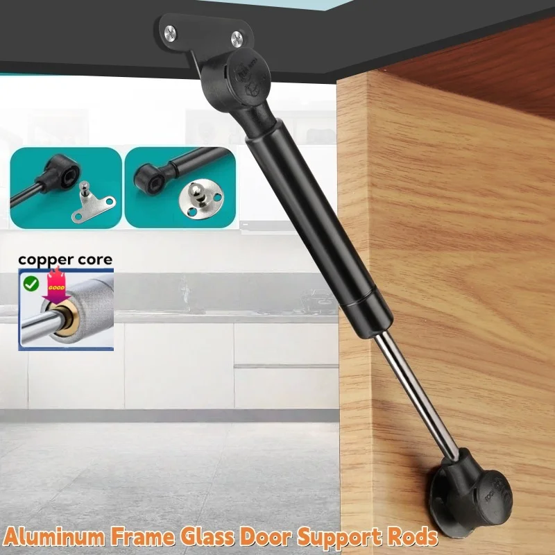 1pcs Ultra-Short Gas Struts Aluminum Frame Support Rod for Glass Doors ...