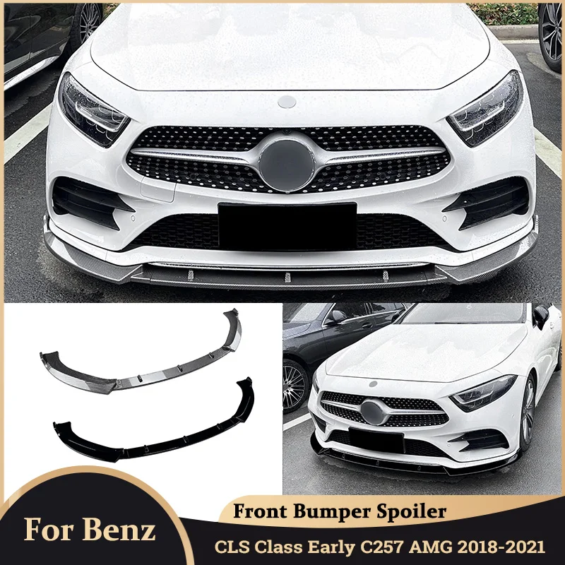 Front Bumper Spoiler Lip for Mercedes Benz CLS Class Early C257 CLS300 ...