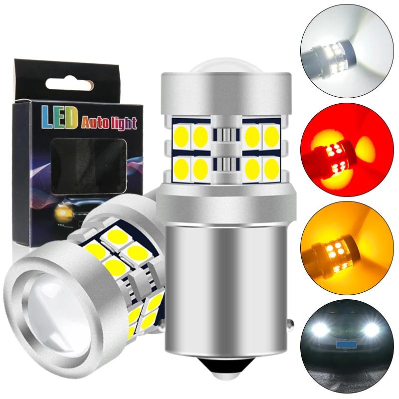 2-bombillas-LED-P21W-1156-BA15S-PY21W-BAU15S-12V-24V-1157-BAY15D-LED ...