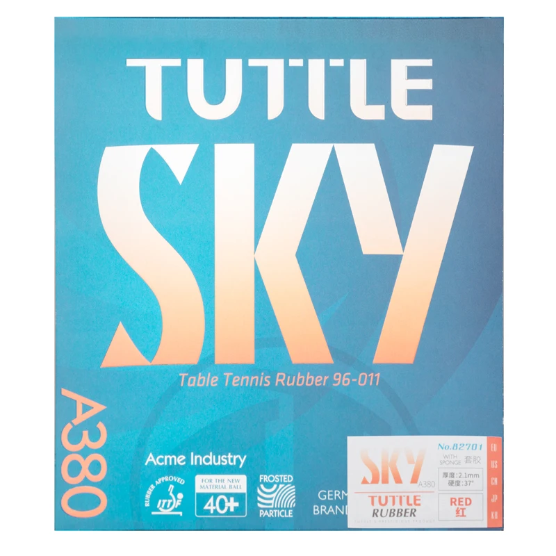 TUTTLE SKY A380 Table Tennis Rubber Frosted High Friction Rubber Sheet ...