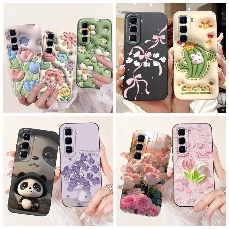 Hot 50 4G Case For Infinix Hot 50 Pro 4G Cover X6882 X6881 X6880 ...
