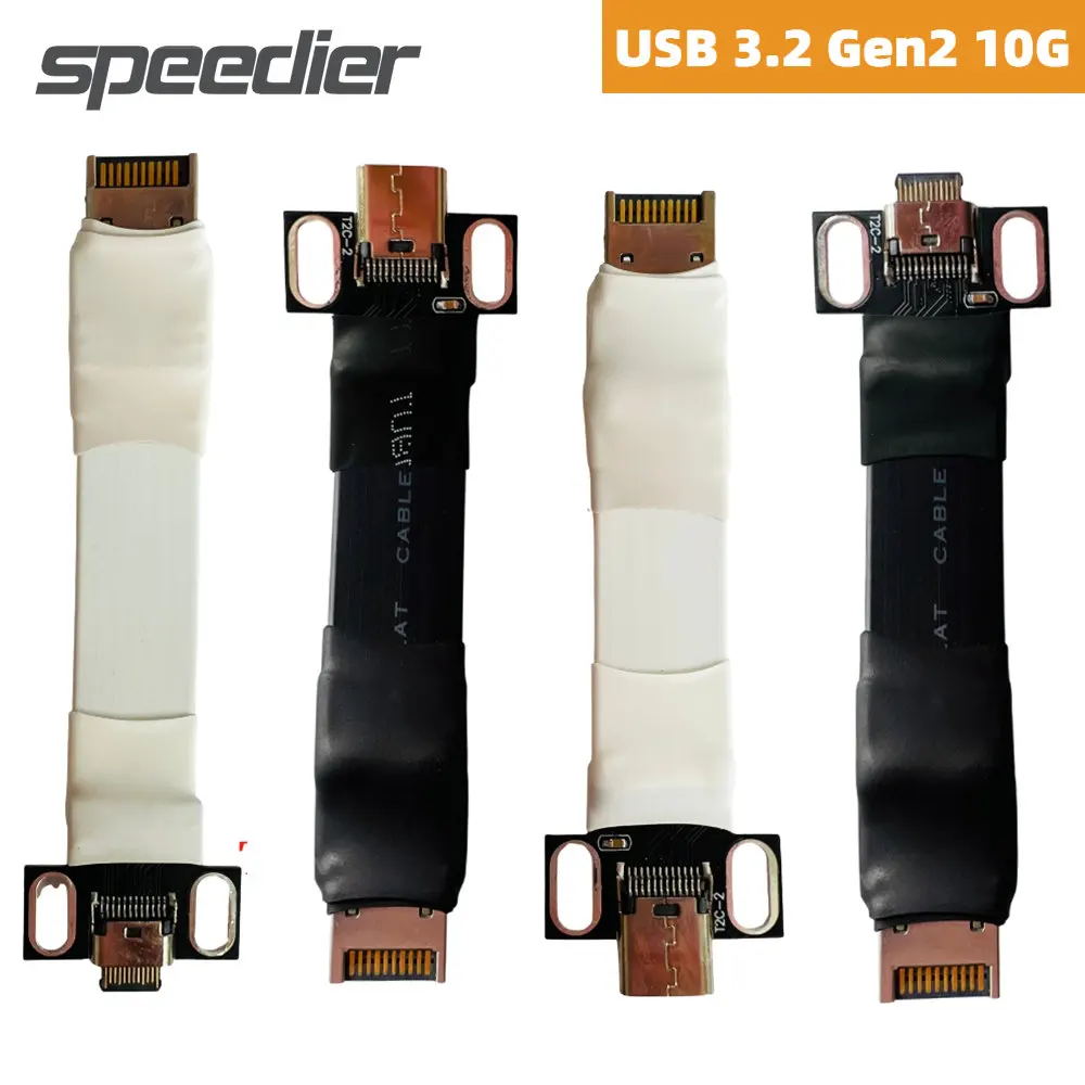 USB 3.2 Gen 2 Front Panel Header 10G High Speed Type E Male to Type C ...