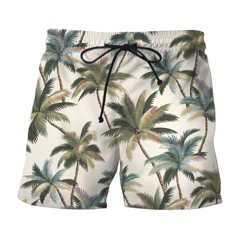 Coconut-Tree-Print-Beach-Pants-European-and-American-Summer-Beach ...