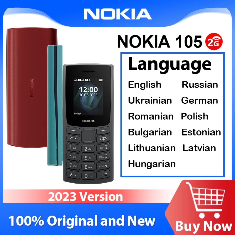 New-and-Original-Nokia-105-2G-2023-Version-Dual-SIM-1-8-Display-1000mAh ...