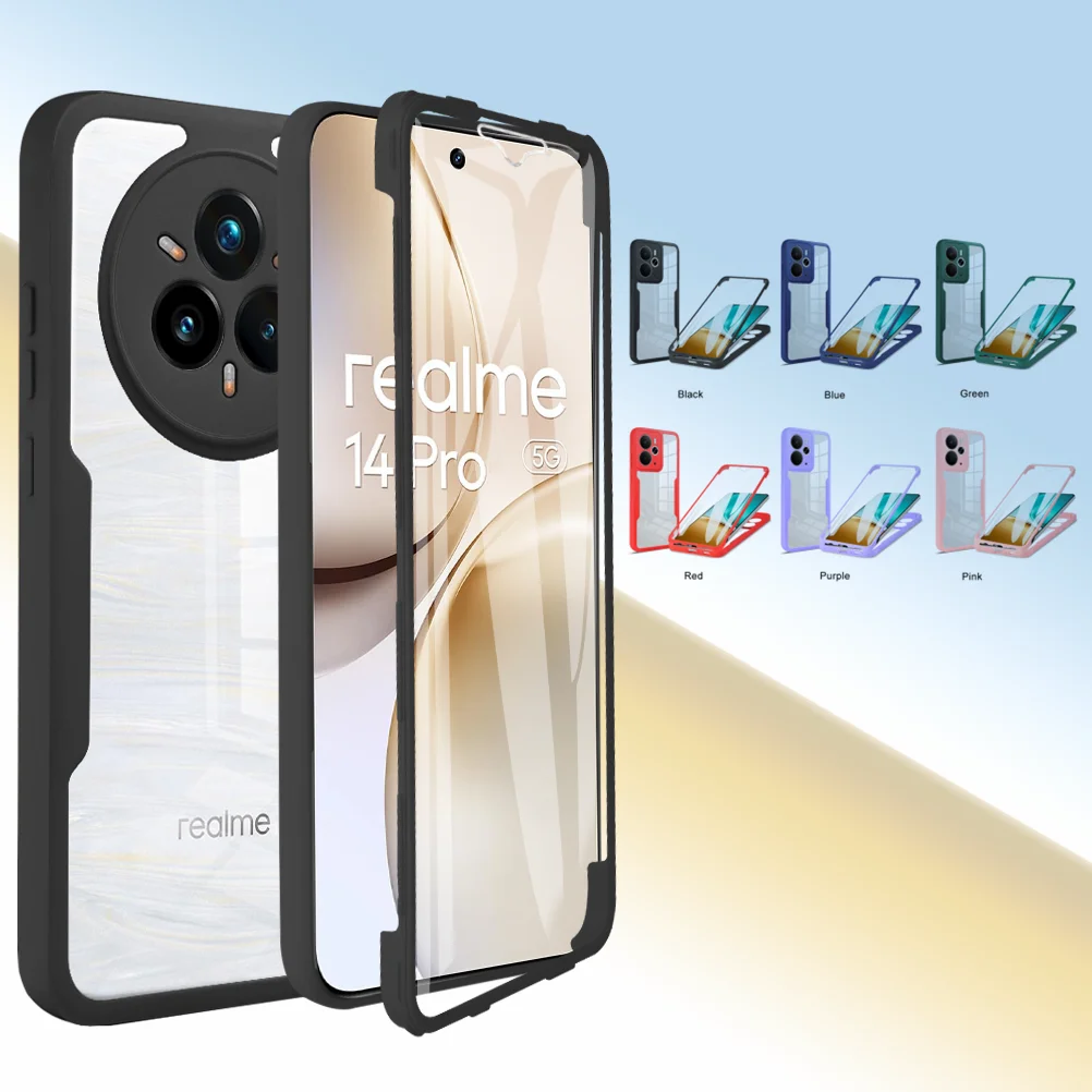 New Full Body Protection Shockproof Case for Realme 14 Pro 5G Pro Plus ...