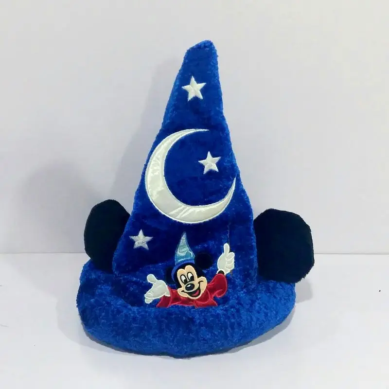 Disney-Magician-Mickey-Mouse-Hat-Plush-Stuffed-Toys-Fantasia-Magic-Hat ...