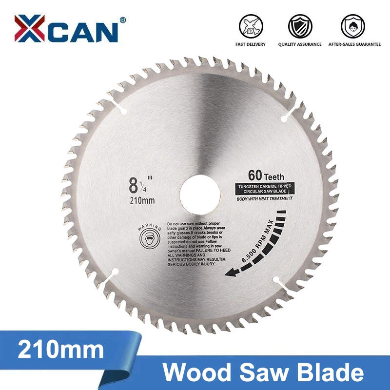 XCAN-Circular-Saw-Blade-Diameter-210mm-Teeth-24T-48T-60T-80T-Wood ...