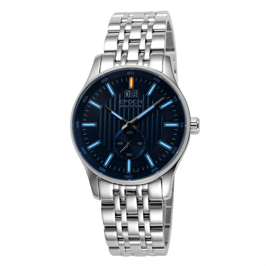 EPOCH-Men-Luxury-Watch-40mm-Fashion-Quartz-Wristwatch-Luminous-100M ...