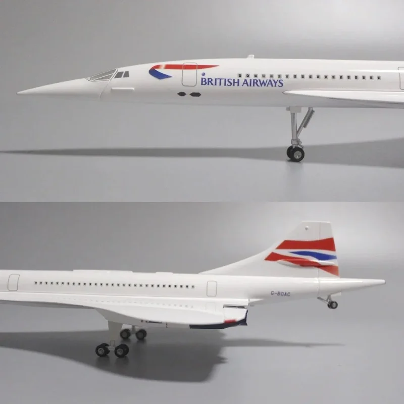 1-125-Scale-British-Airways-Concorde-Metal-Alloy-Airplane-Model-50cm-UK ...
