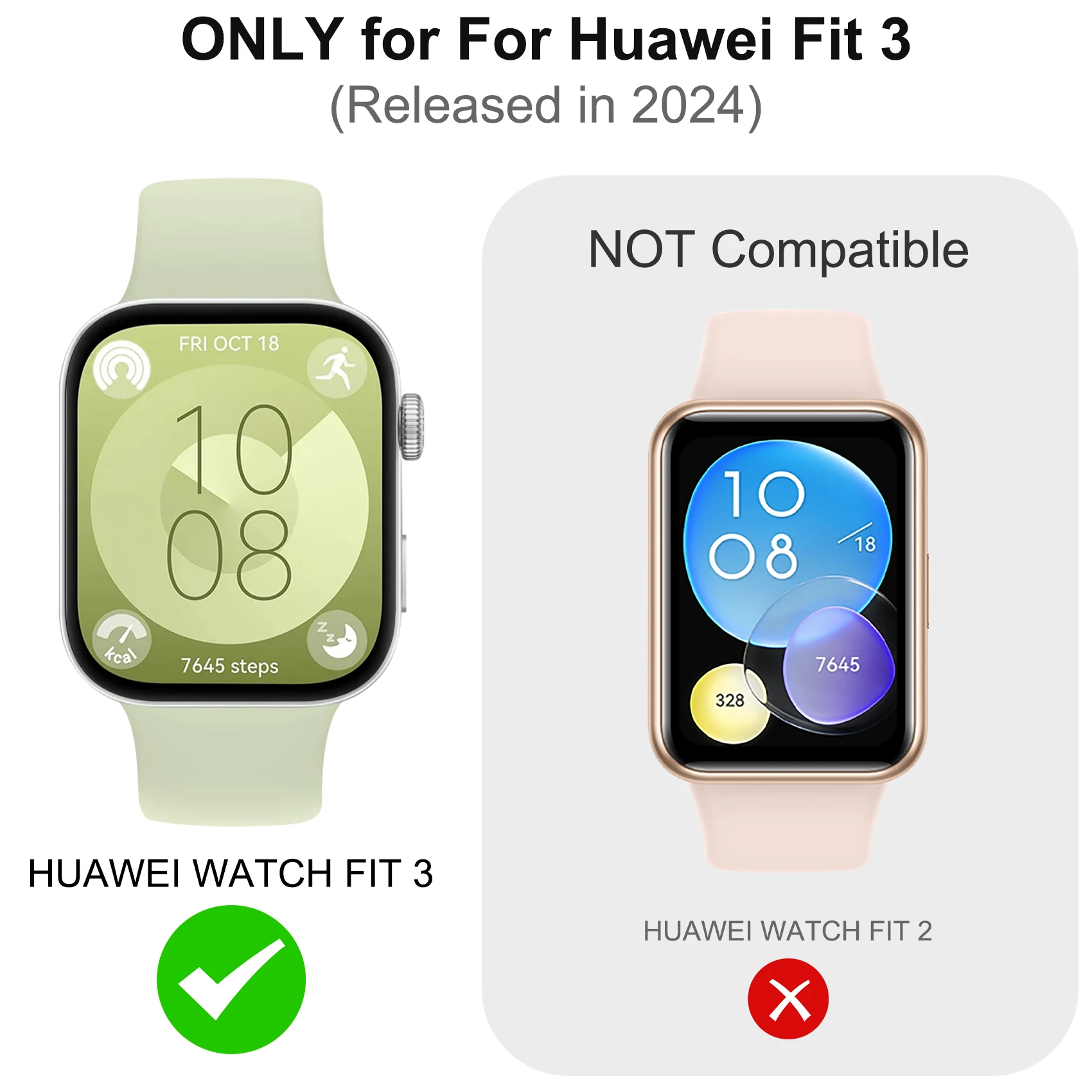 Flexible TPU Smartwatch Case with Full-Directional Screen Protector for ...