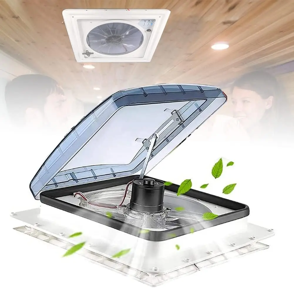 RV-Roof-Vent-Fan-24-12V-Exhaust-Fan-Caravan-Accessories-Manual-Control ...