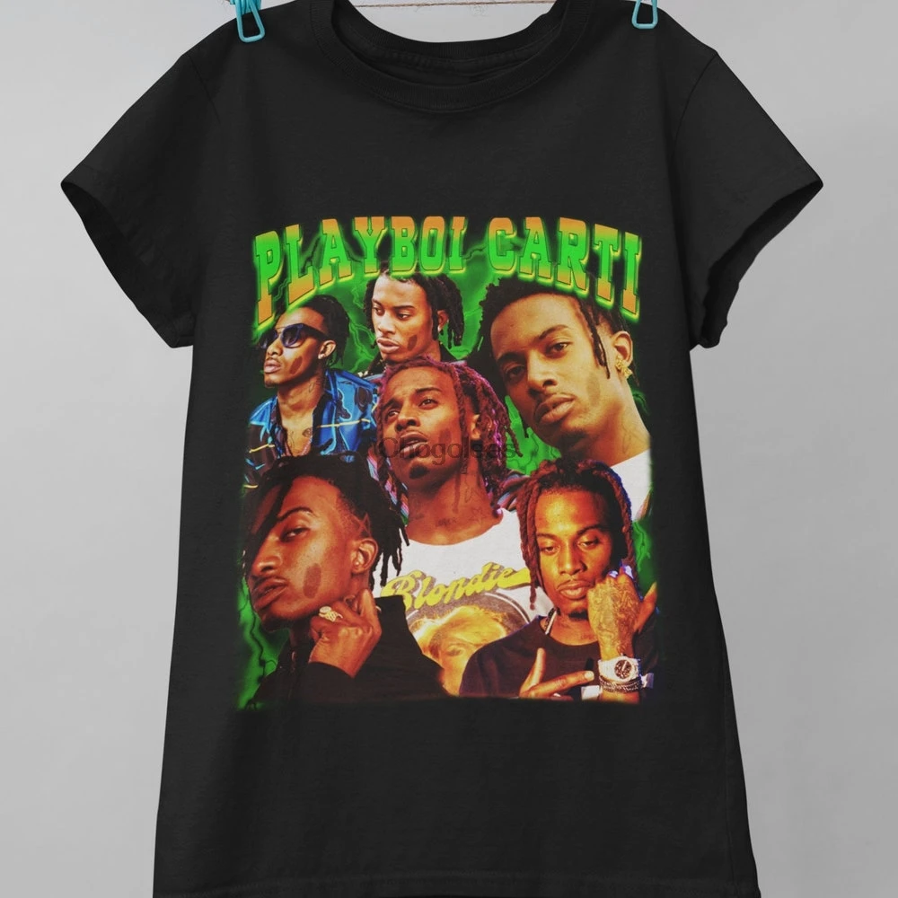 Playboi-Carti-Retro-shirt-Playboi-Carti-Vintage-print-T-Shirt-Playboi ...