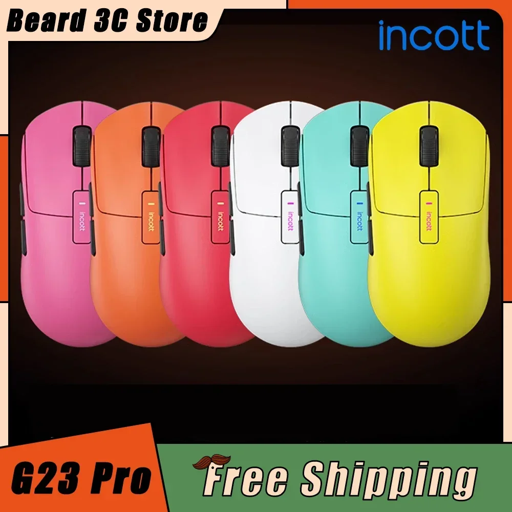 Incott-G23-G24-Pro-Wireless-Gaming-Mouse-8K-Dual-Mode-PAW3950-Sensor ...