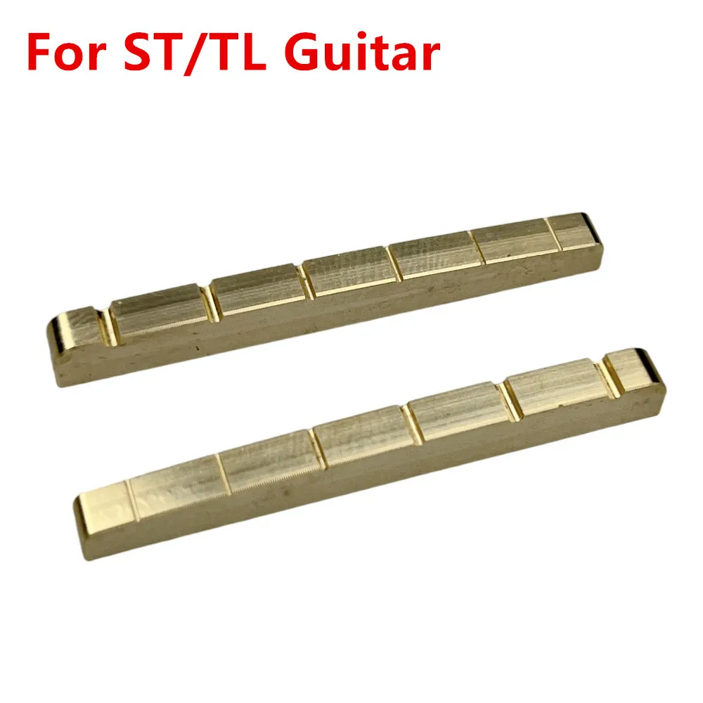 1 Piece Solid Brass Metal Electric Guitar Nut 43mm For Fender ...