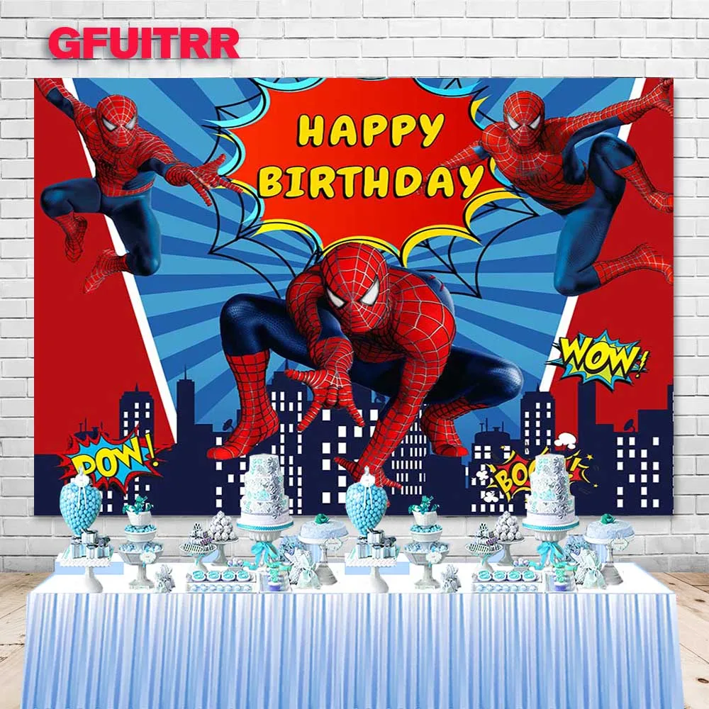 Spider Man Birthday Web