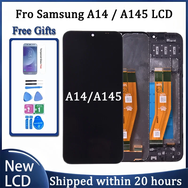 Para Samsung A14 LCD A145F A145F/DSN A145M A145M/DS pantalla LCD ...
