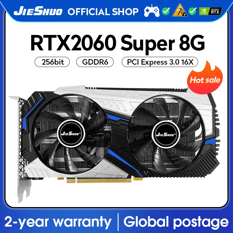 JIESHUO-NVIDIA-RTX-2060-SUPER-8GB-Video-card-GDDR6-GPU-256-bit-rtx2060 ...